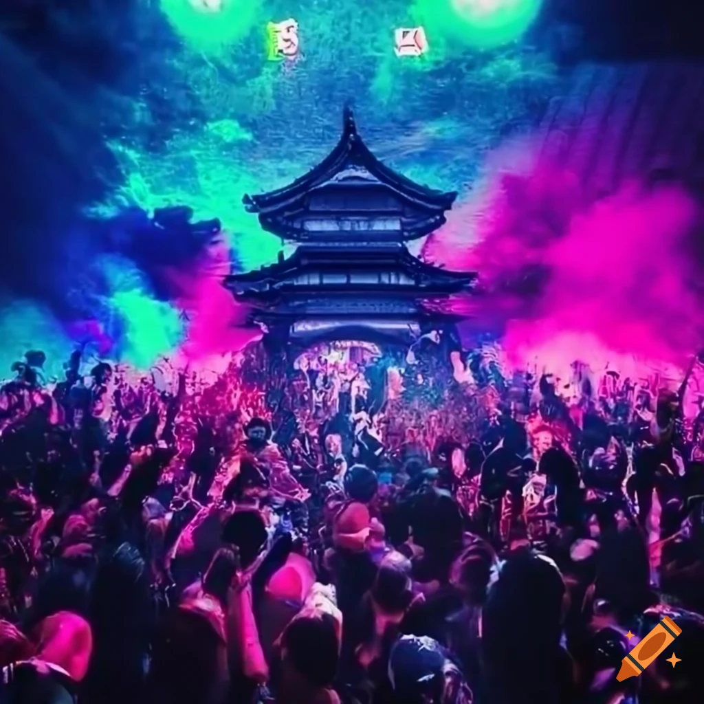 Rave japan on Craiyon