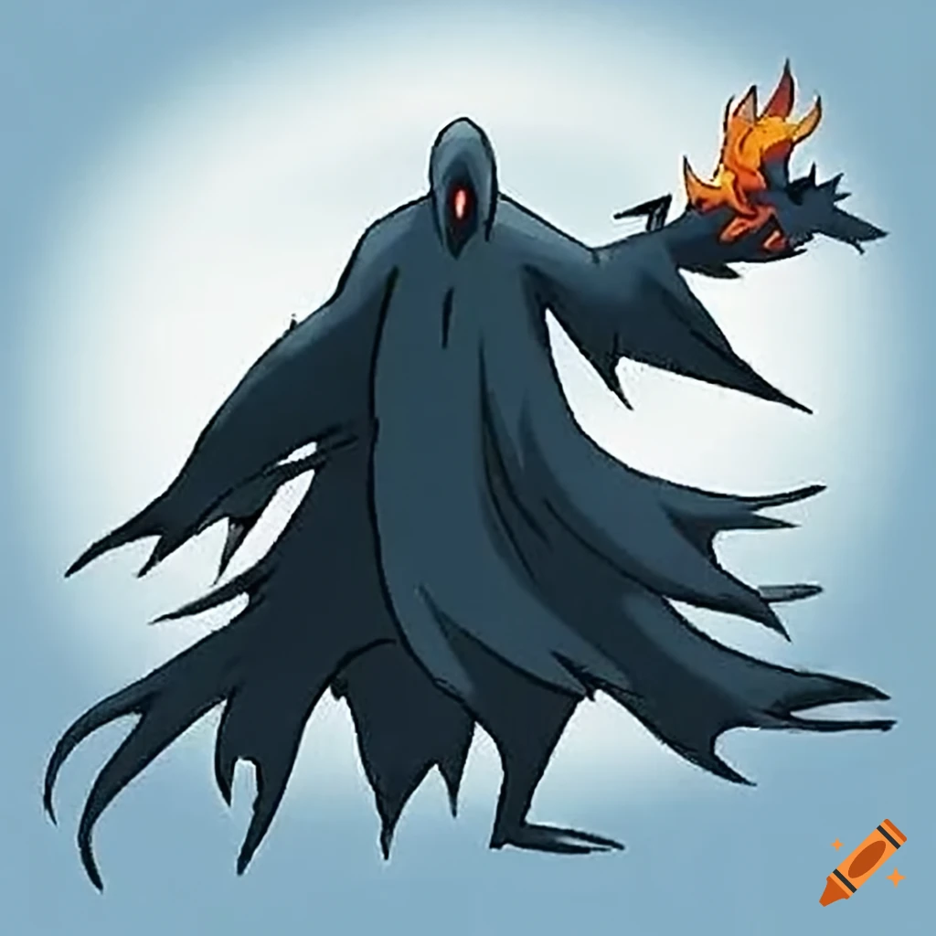 Fire-type dementor pokémon on Craiyon