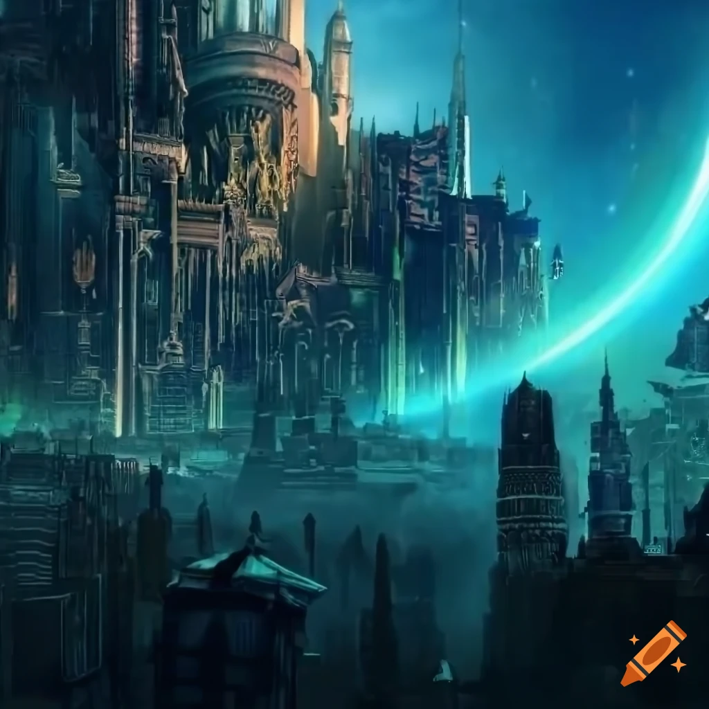 Highly organized clockwork city with militarized citizenry and exotic ...