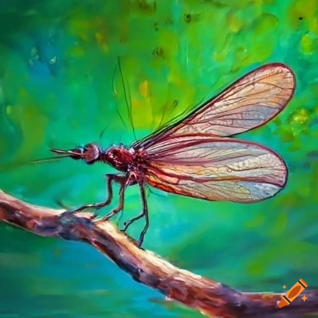 Mayfly insect on Craiyon