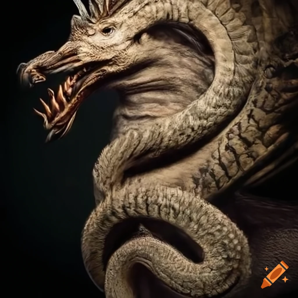 Portrait of a mythical creature from ancient fantasy lore on Craiyon