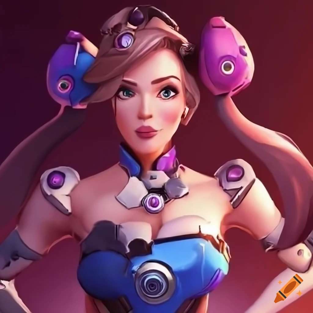 Diva character from overwatch on Craiyon