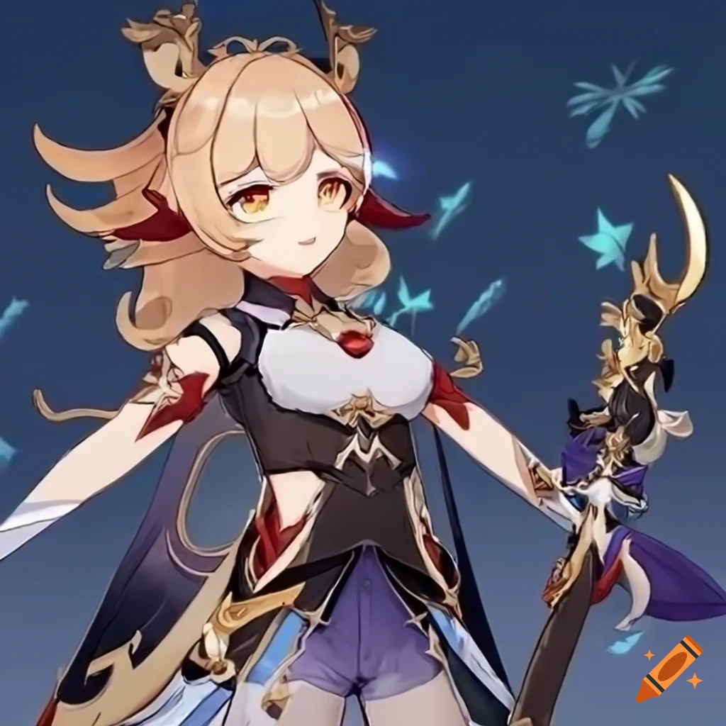 Genshin Impact Character On Craiyon