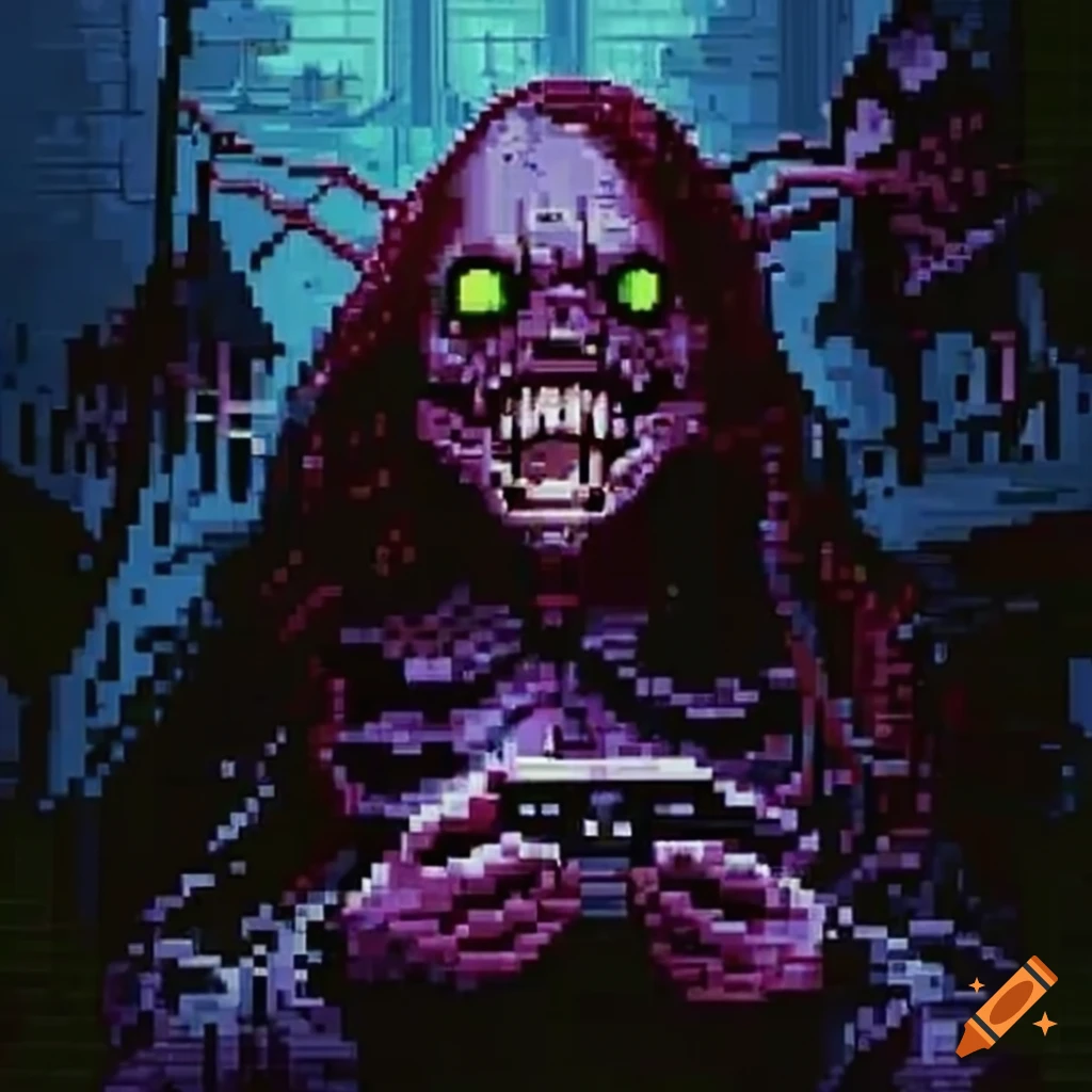 Horror nes games on Craiyon
