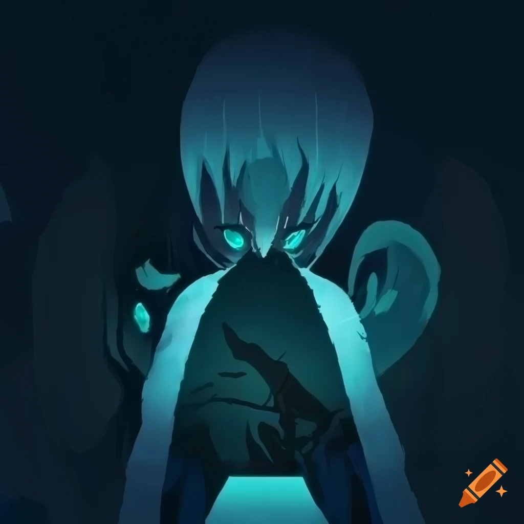 Iterator from rain world game on Craiyon