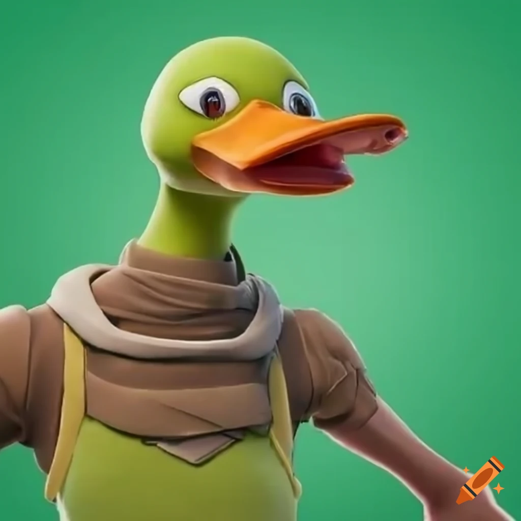 Duck playing a video game on Craiyon