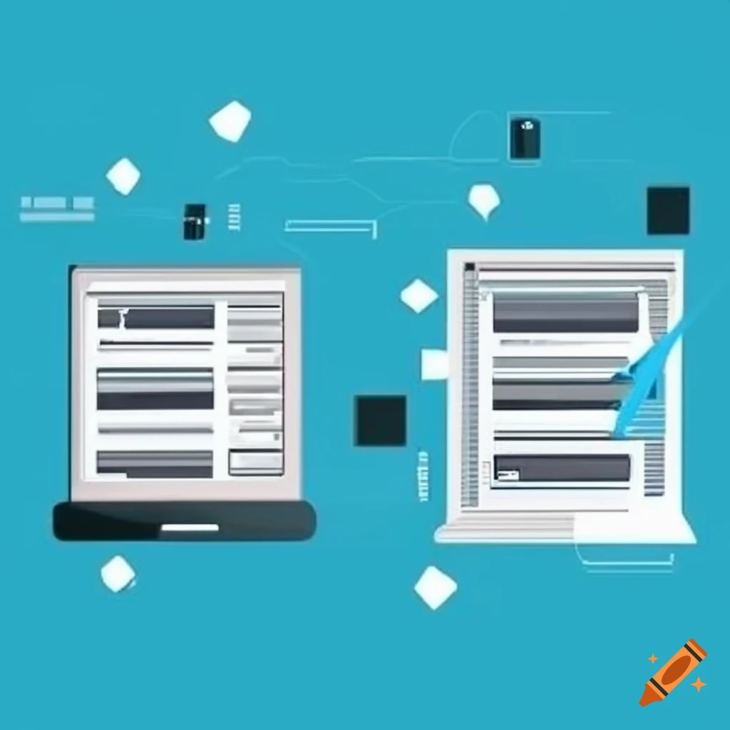 Electronic business document sharing between systems on Craiyon