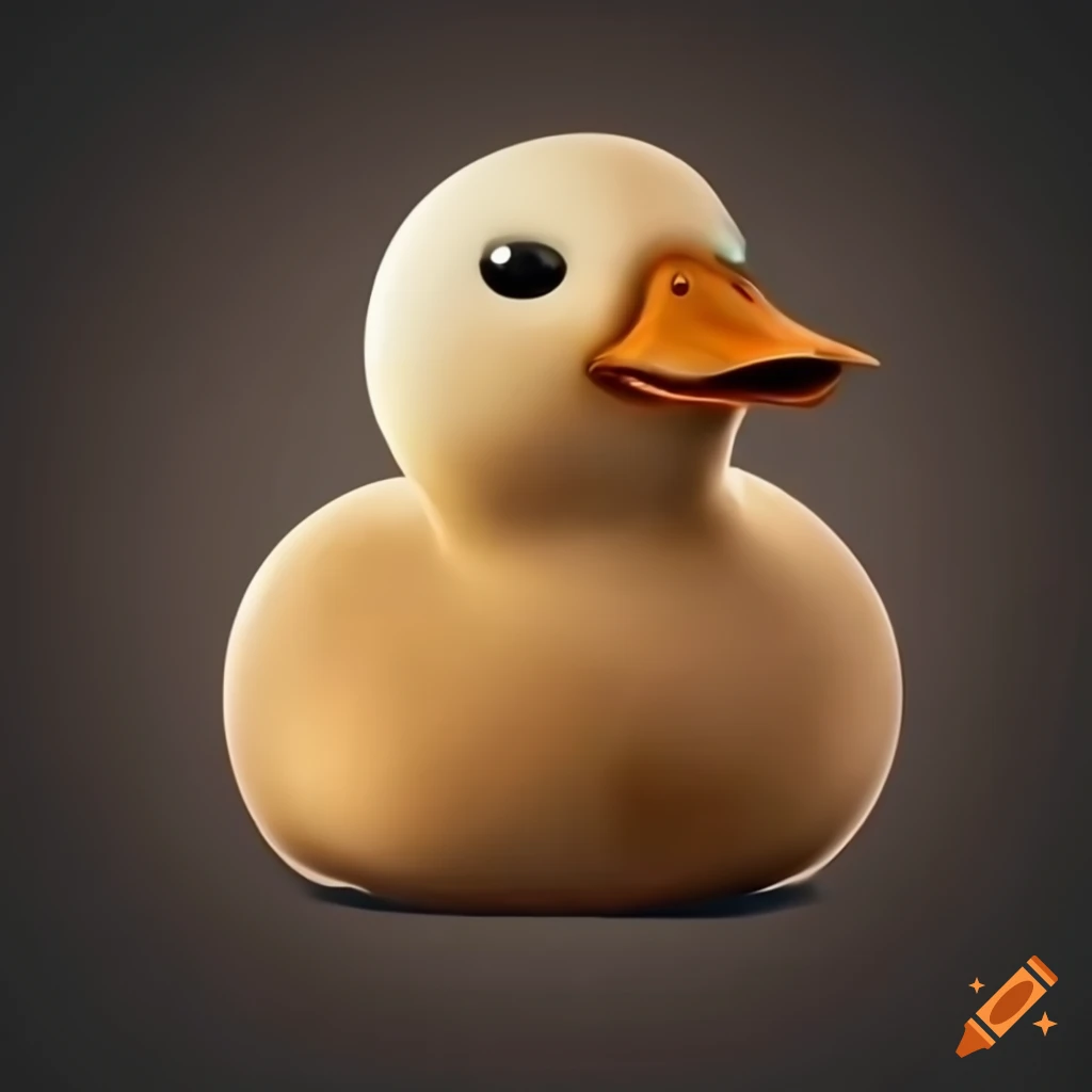 Duck with style on a memecoin on Craiyon