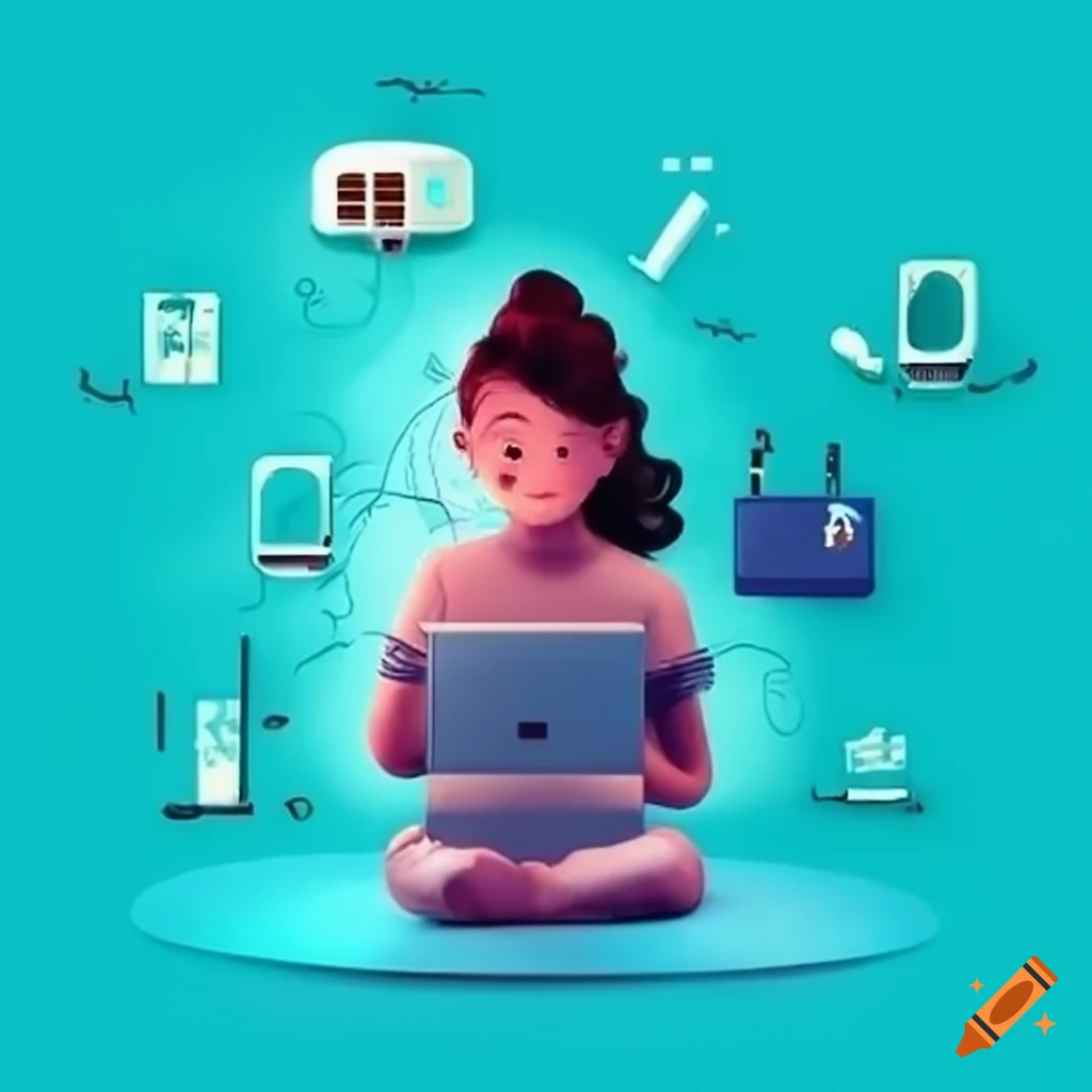 Importance of setting boundaries and promoting responsible digital citizenship on Craiyon