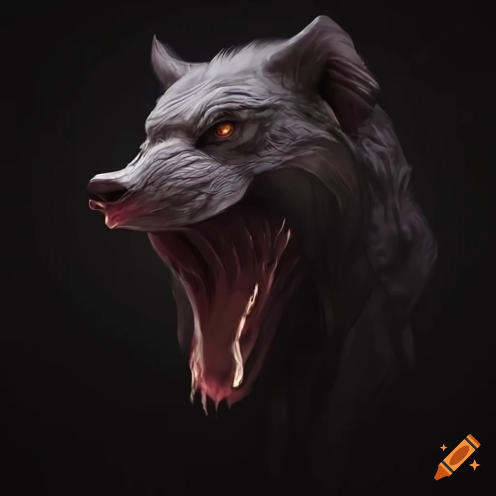 Shadow beast creature concept on Craiyon