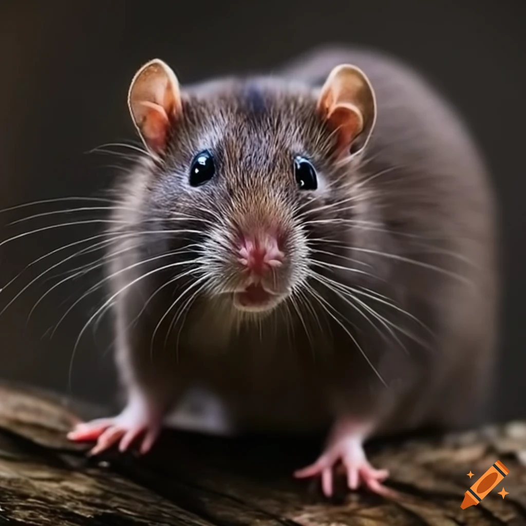 Realistic cool rat on Craiyon