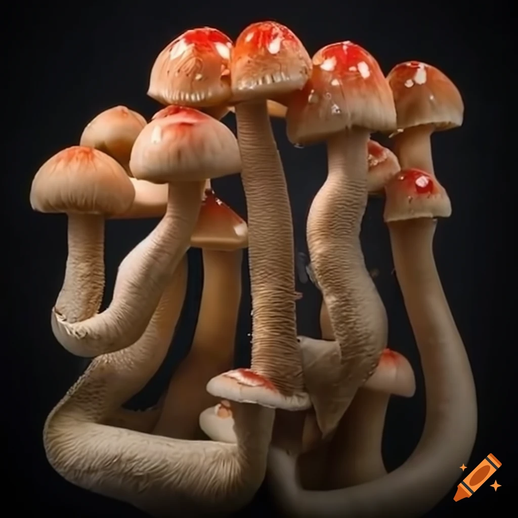 Biopunk mushroom motherboard - fungal computers innovation on Craiyon