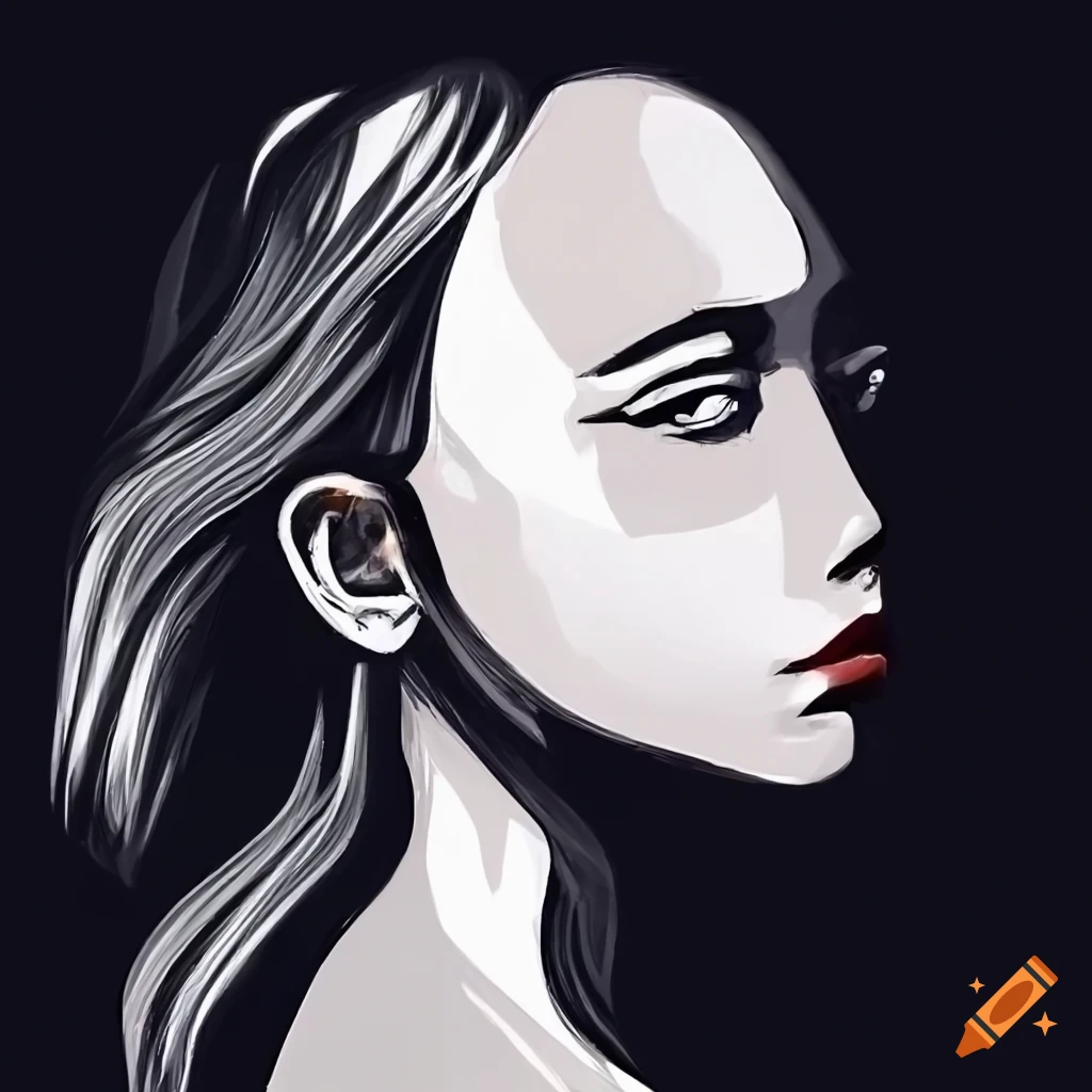 Faceless woman on Craiyon