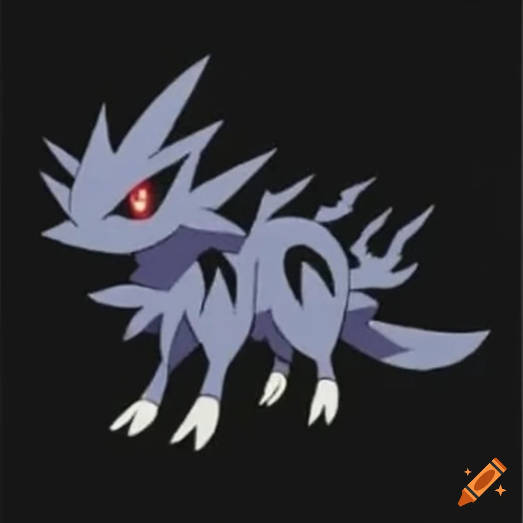 Dark and creepy type pokémon on Craiyon