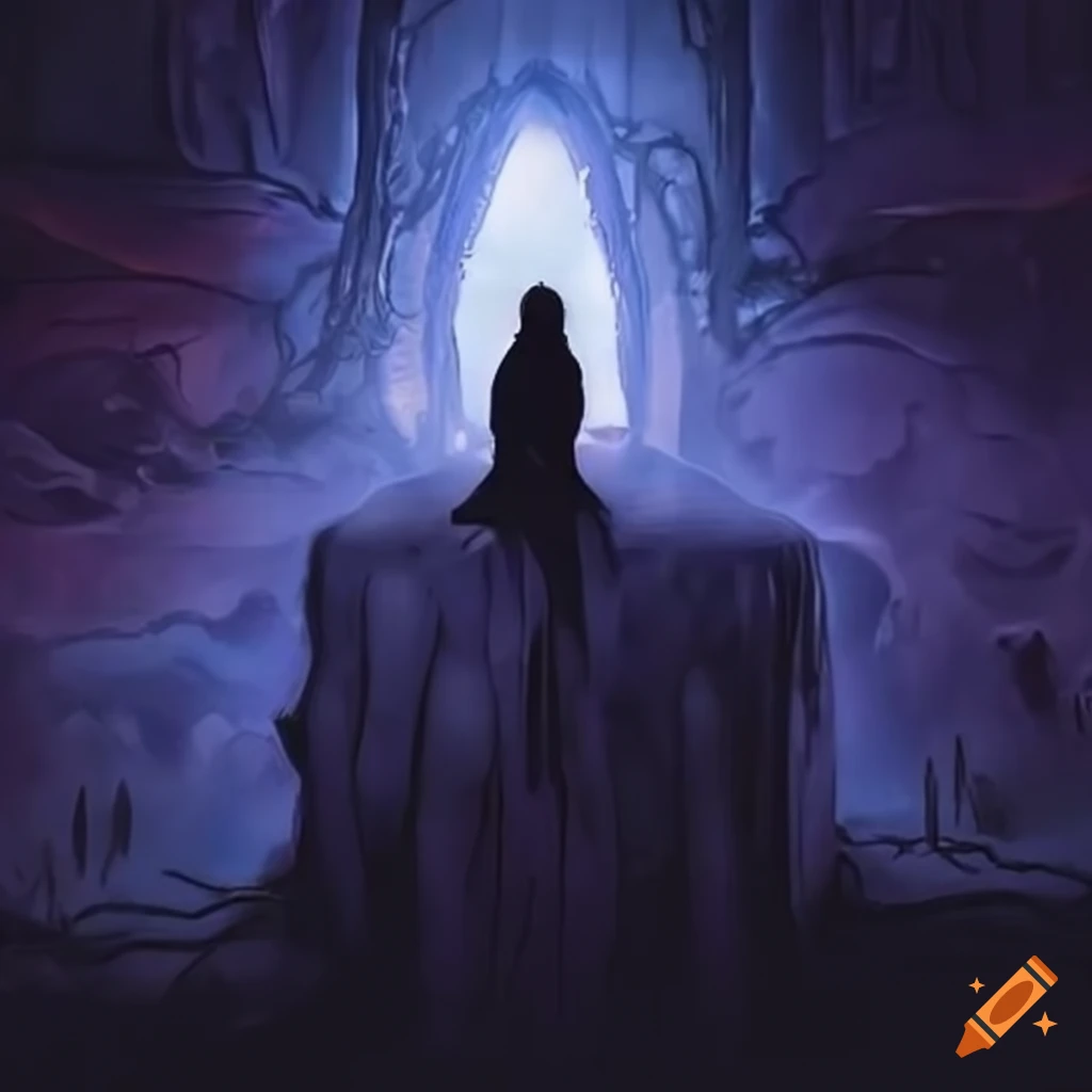 Broken soul illuminating with revenge on Craiyon