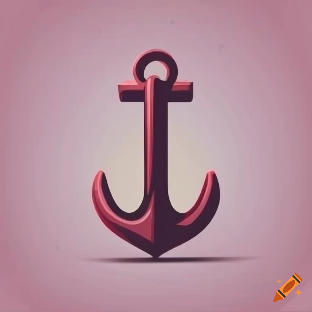 Anchor art icon in soft style for 2D computer game on Craiyon