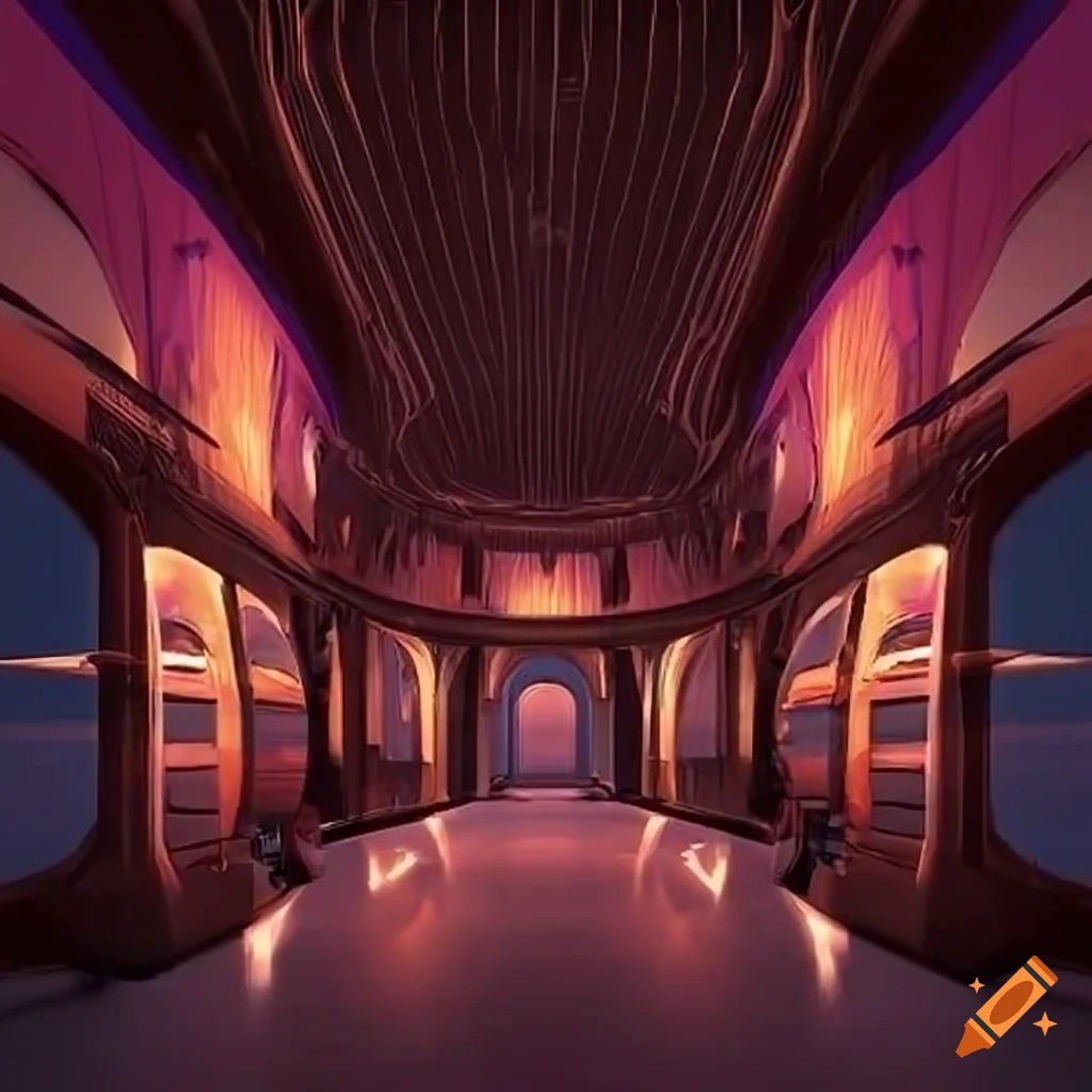 Western futuristic lobby on Craiyon