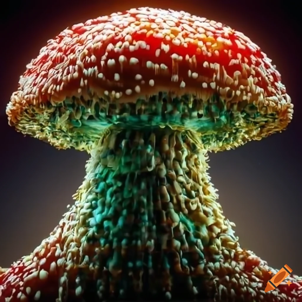 Mushroom computer on Craiyon