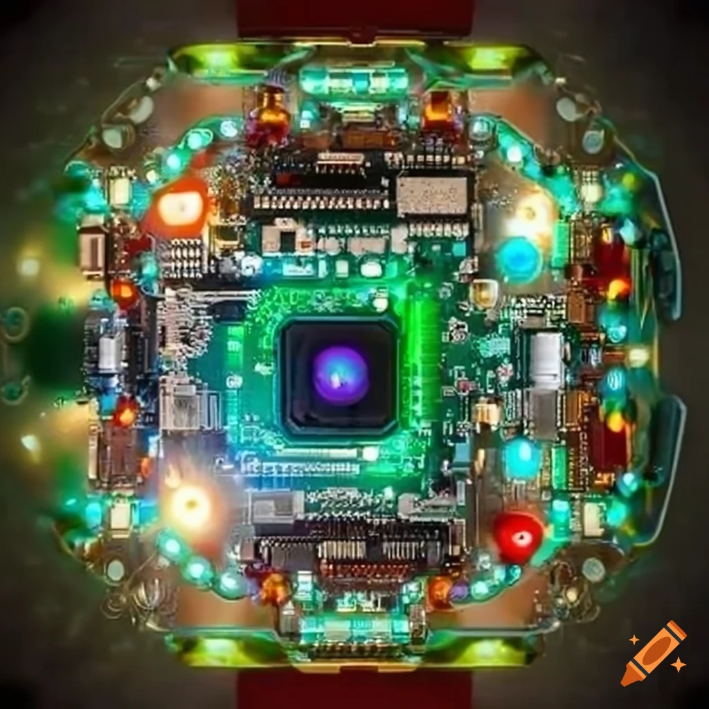 Biopunk mushroom motherboard - fungal computers innovation on Craiyon