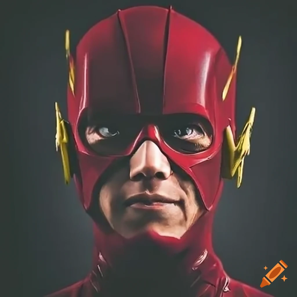 Flash the superhero protecting nature on Craiyon