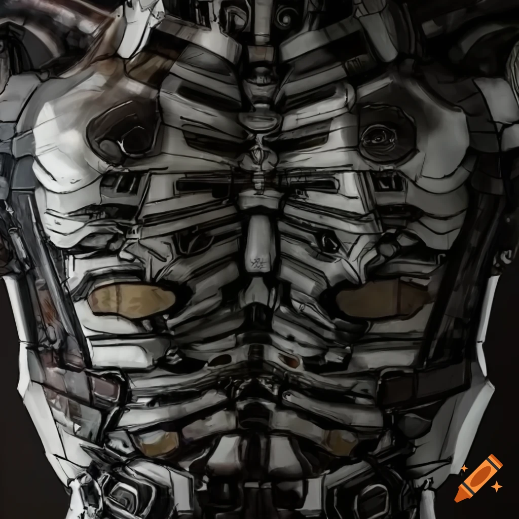 Mecha torso on Craiyon