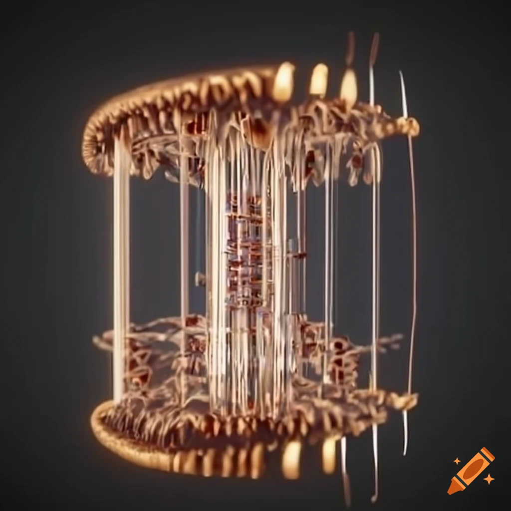 Quantum computer made of mushrooms on Craiyon