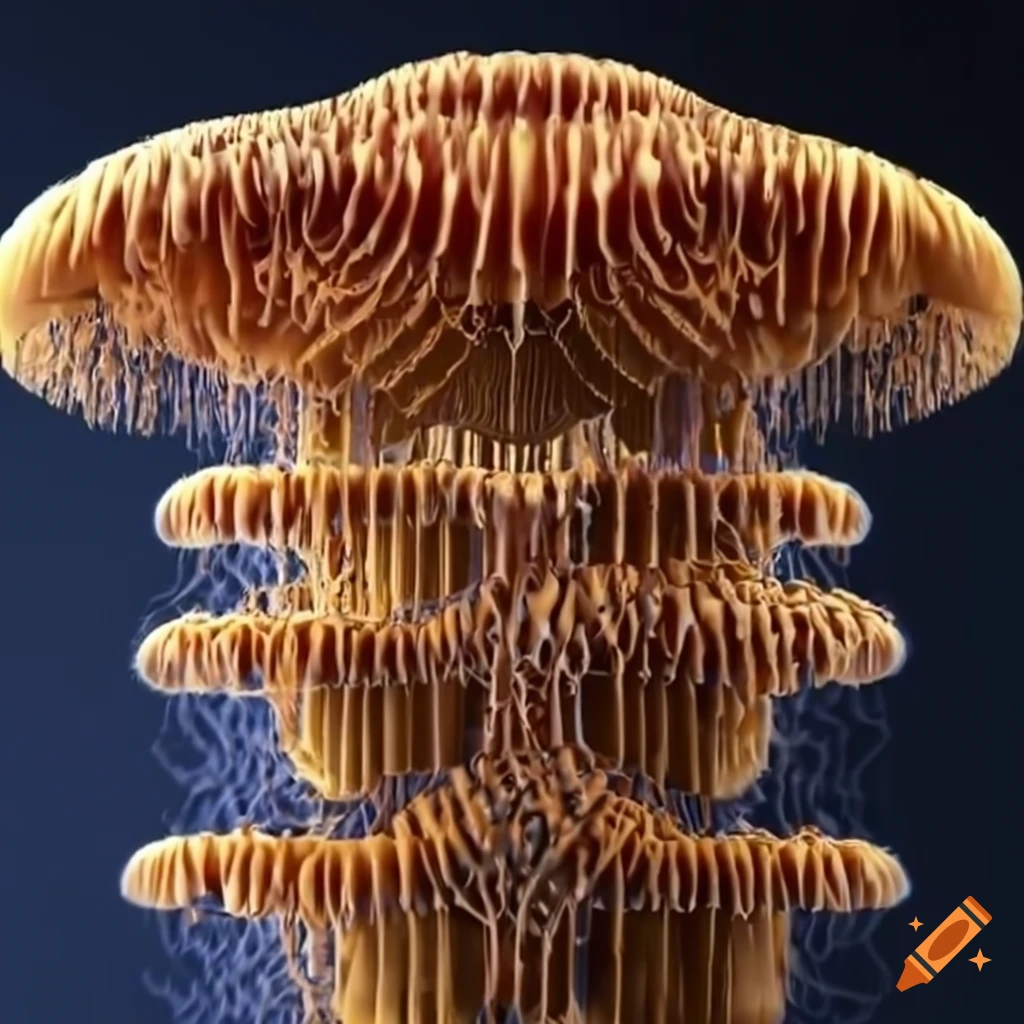 Quantum computer made of mushrooms on Craiyon