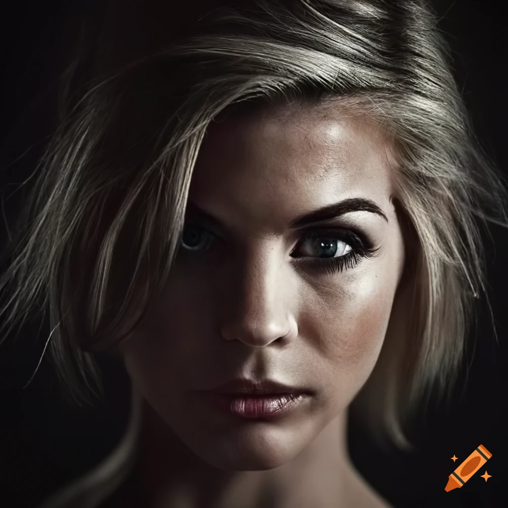 Actress gemma atkinson in a crime drama role on Craiyon