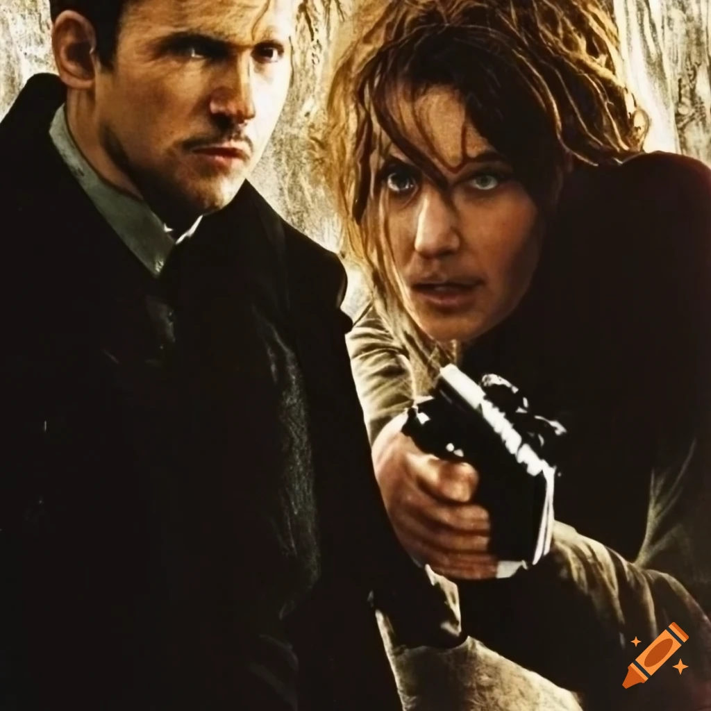 2005 crime spree movie poster for 'Munich: Bullets and Baklava' on Craiyon