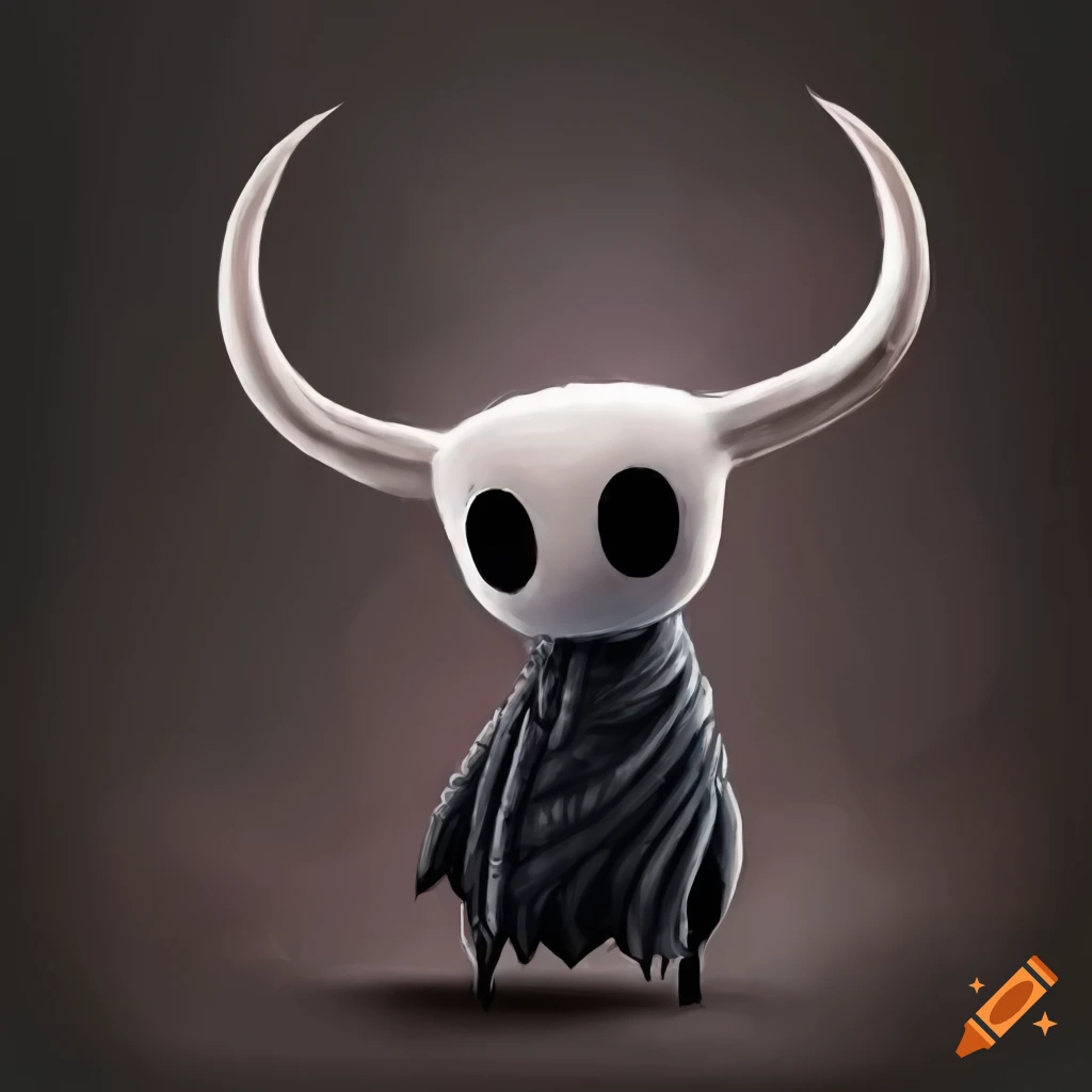 Hollow knight realistic depiction on Craiyon