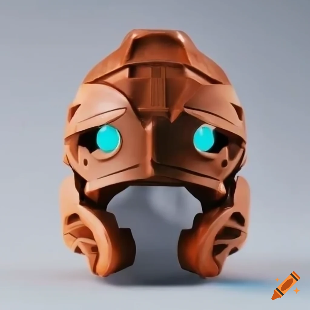 Pokemon Bionicle Inika with a Polynesian mask in an industrial sports ...