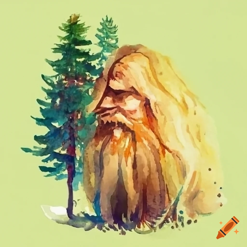 Pine tree wizard on Craiyon