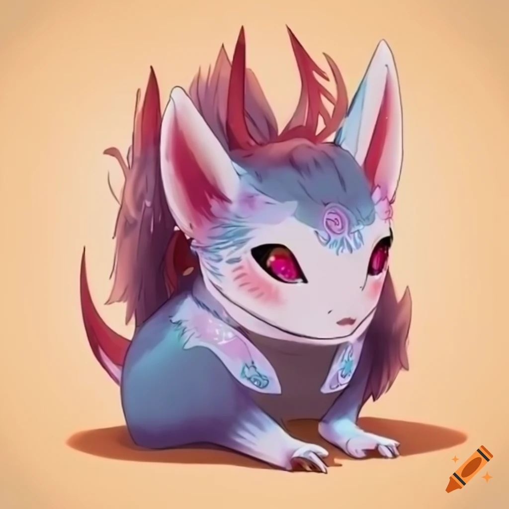 Anime-style mythical creature adoption center on Craiyon