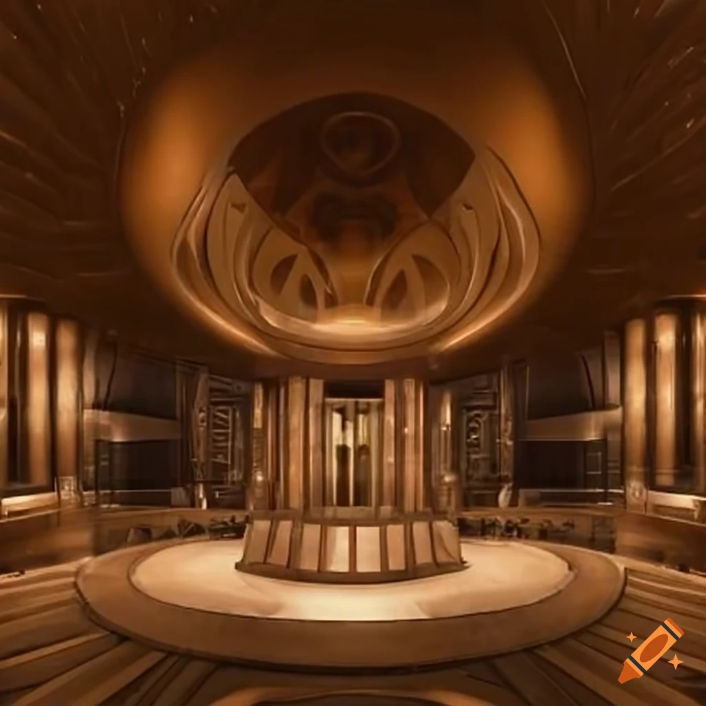 Western futuristic lobby on Craiyon