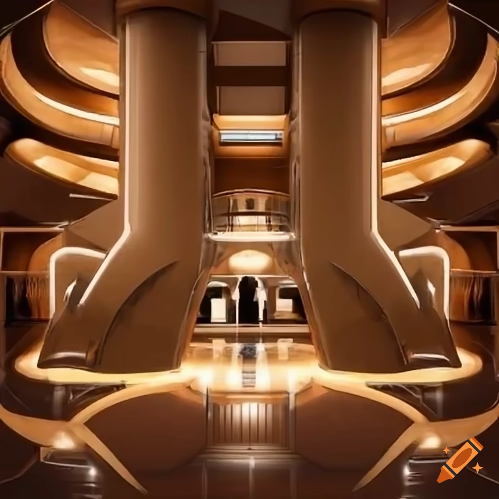 Western futuristic lobby on Craiyon