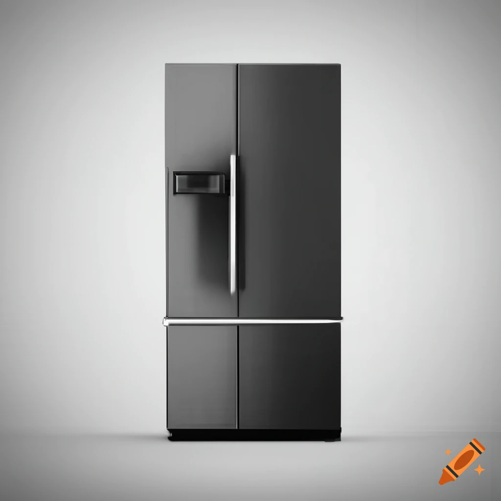 Realistic and detailed 3d modern kitchen fridge on Craiyon