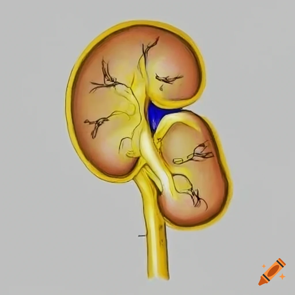 Yellow kidney on Craiyon