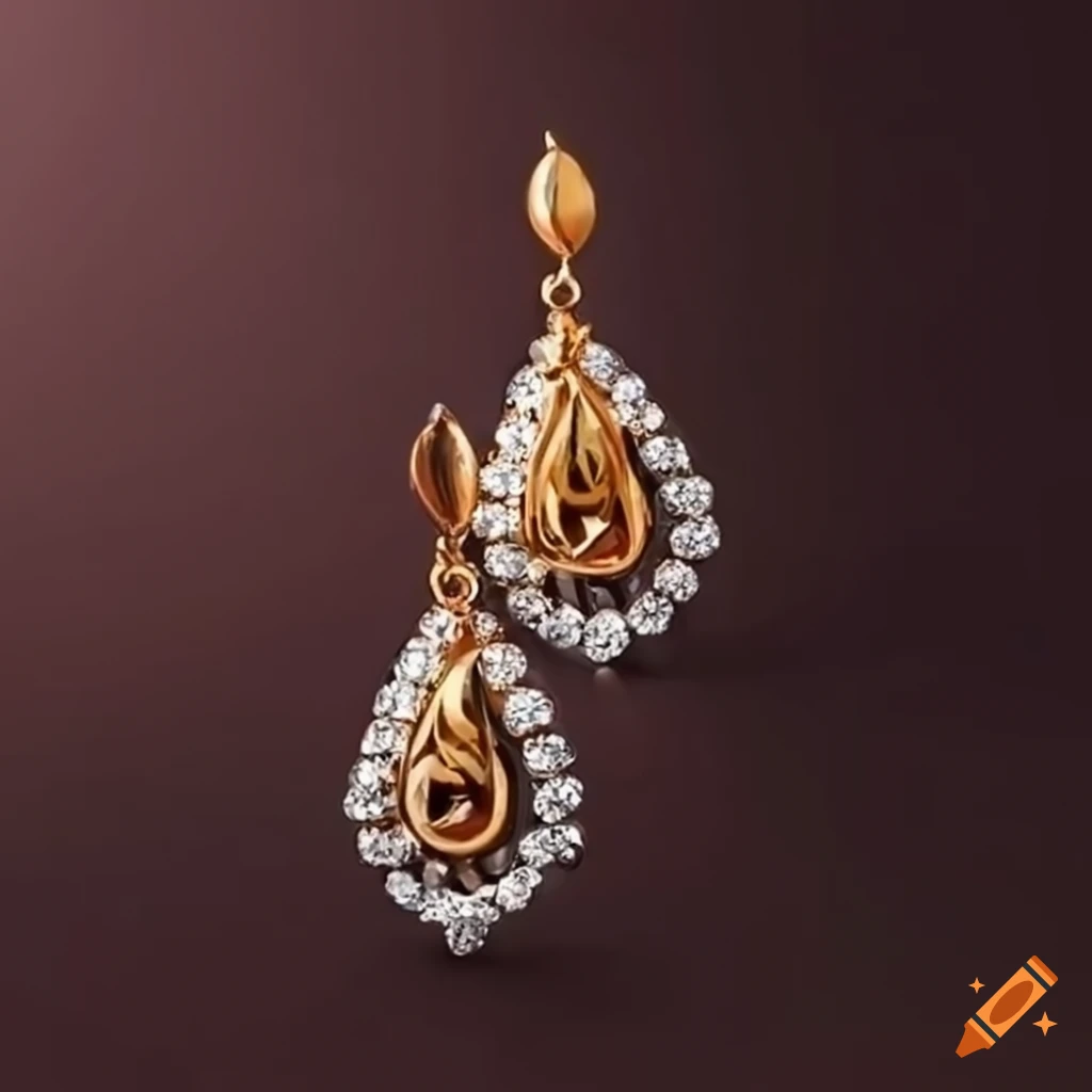 Delicate And Elegant Fancy Earrings Design On Craiyon delicate-and-elegant-fancy-earrings-design-on-craiyon