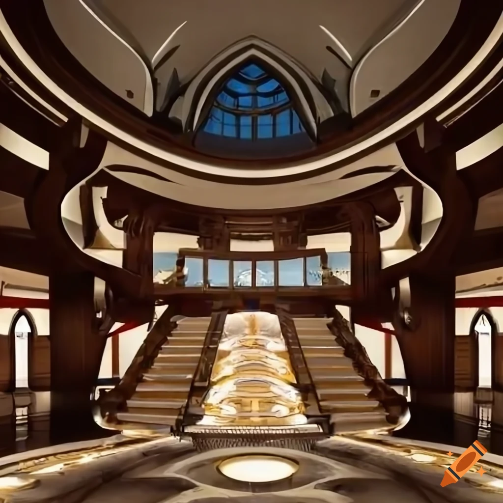 Western futuristic lobby on Craiyon