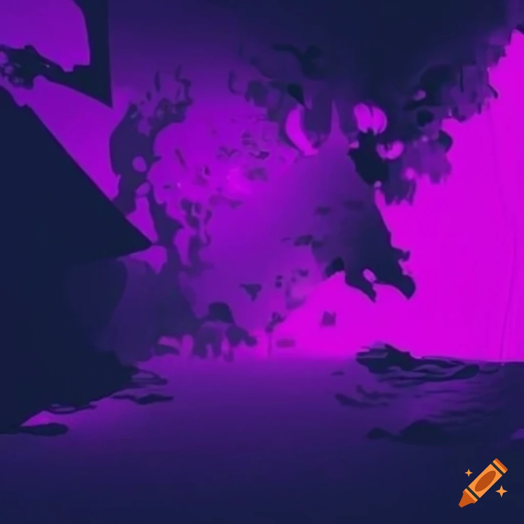 Purple map with aesthetic design on Craiyon