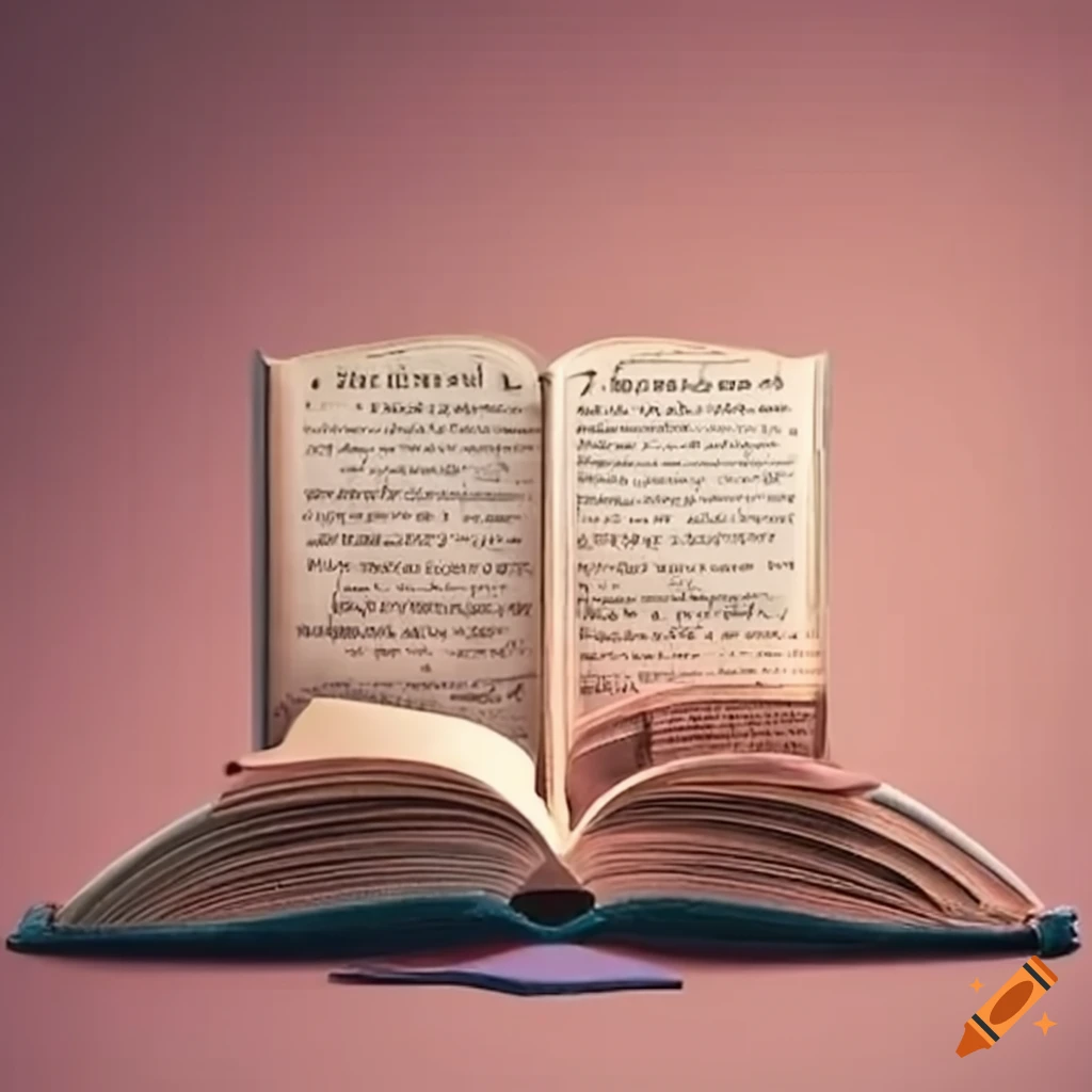 Open book on Craiyon