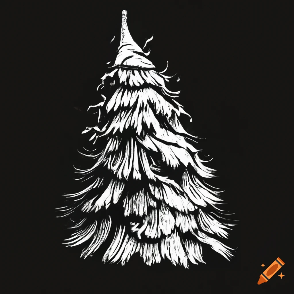 Pine tree wizard on Craiyon