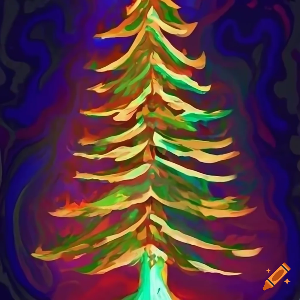 Pine tree wizard on Craiyon