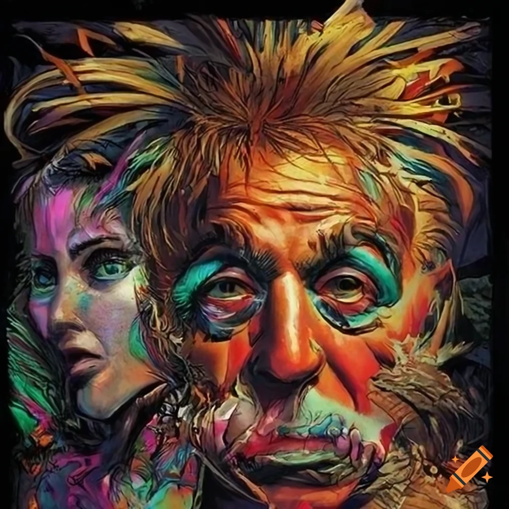 Exceptional tropical lsd noir graphic novel by james gurney in high ...