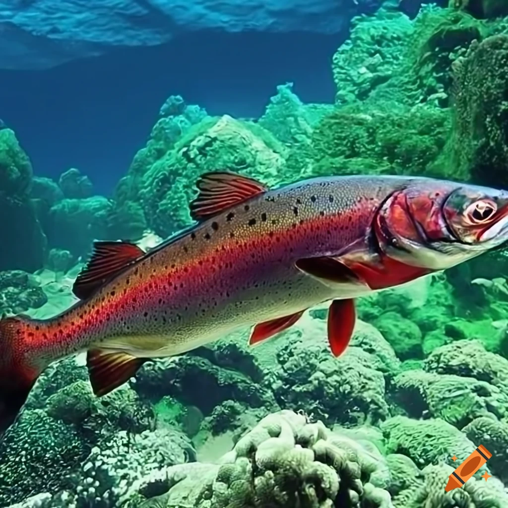 Red belly sea trout on Craiyon