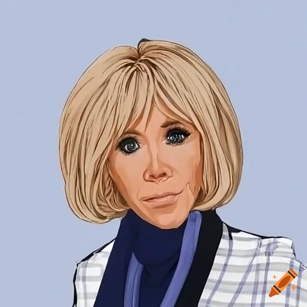 Brigitte macron on Craiyon