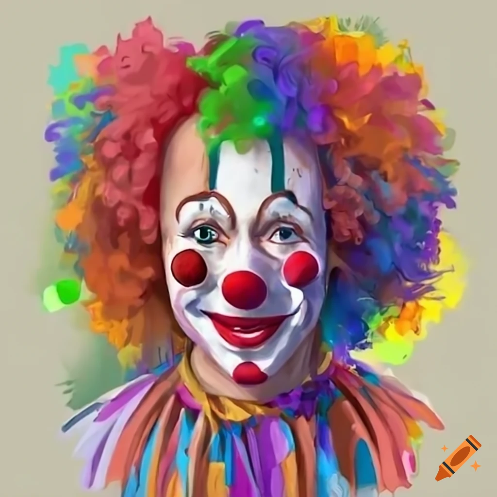 Clown on Craiyon