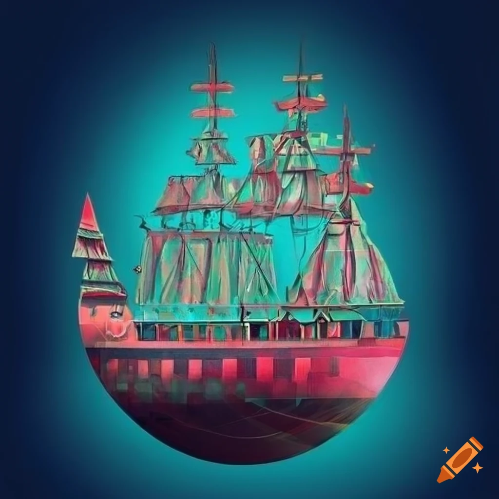 Intricate and surreal abstract poster design for artist fleet of ...