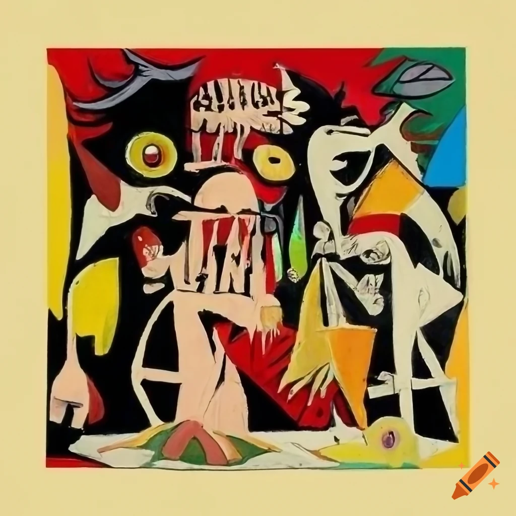Reinterpretation of guernica by pablo picasso with brazilian elements ...