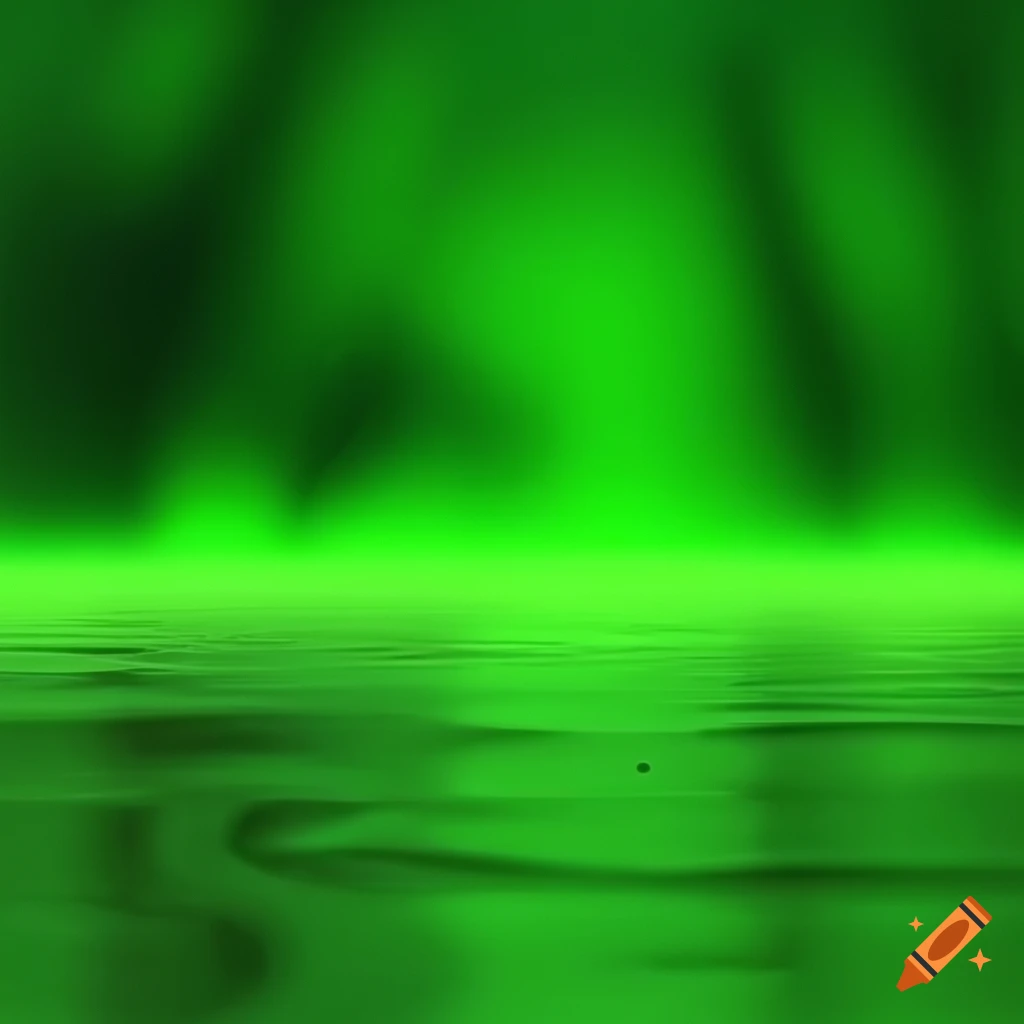 Green 3d immersive background on Craiyon